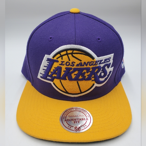 Mitchell & Ness | Accessories | 25 Mitchell Ness Los Angeles La Lakers Snapback Hat Cap ...